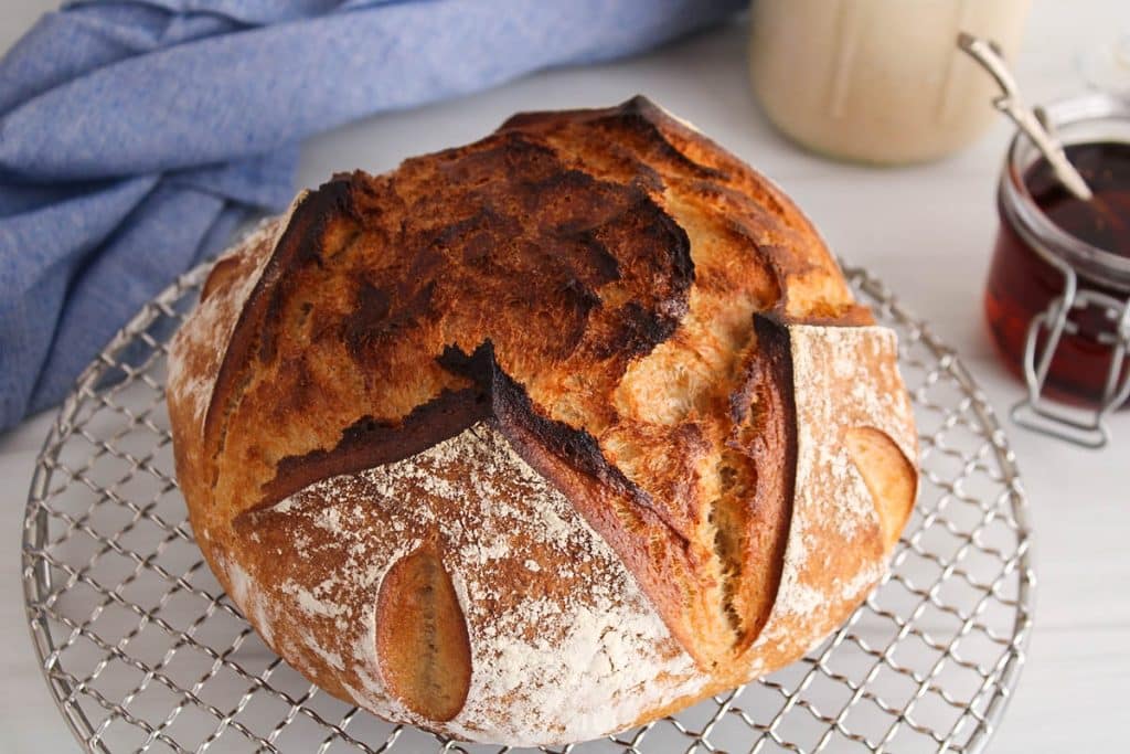Maple Sourdough Bread (with real maple syrup!) - Zest and Flour